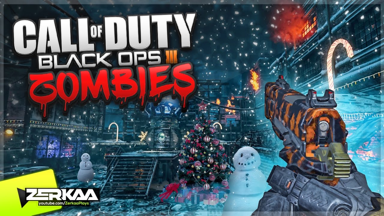 CHRISTMAS ZOMBIES MAP (Black Ops 3 Custom Zombies) - YouTube
