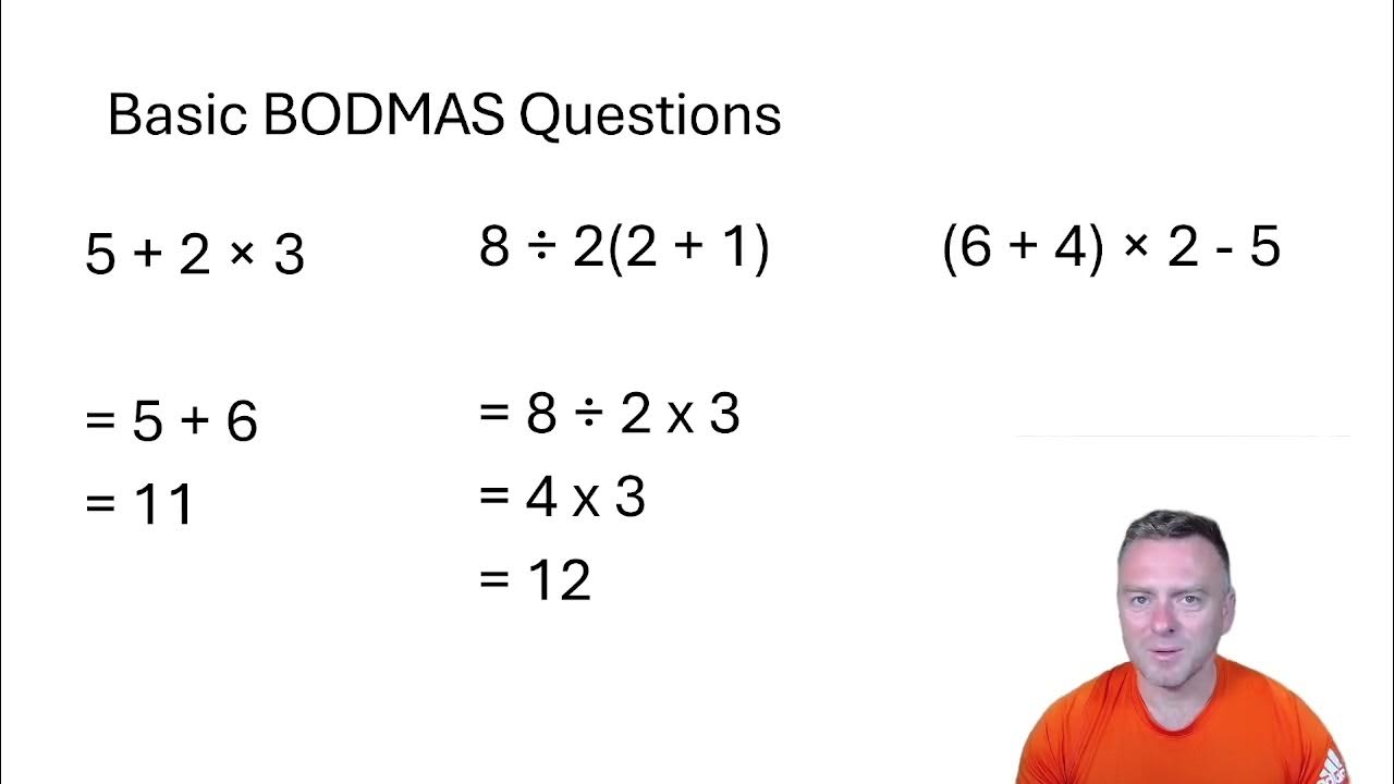 3. Algebra - BODMAS - YouTube