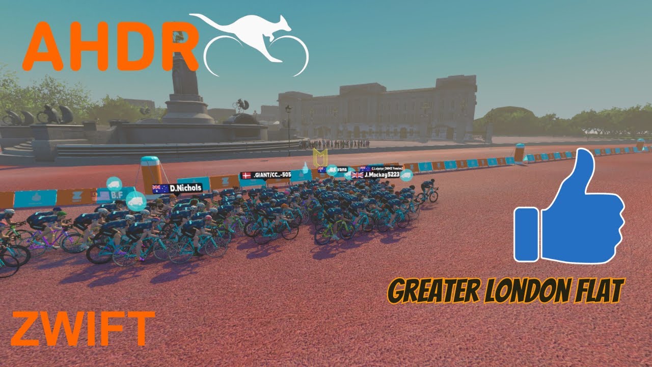 Zwift Group Ride AHDR Greater London Flat Route 2024 05 15 - YouTube