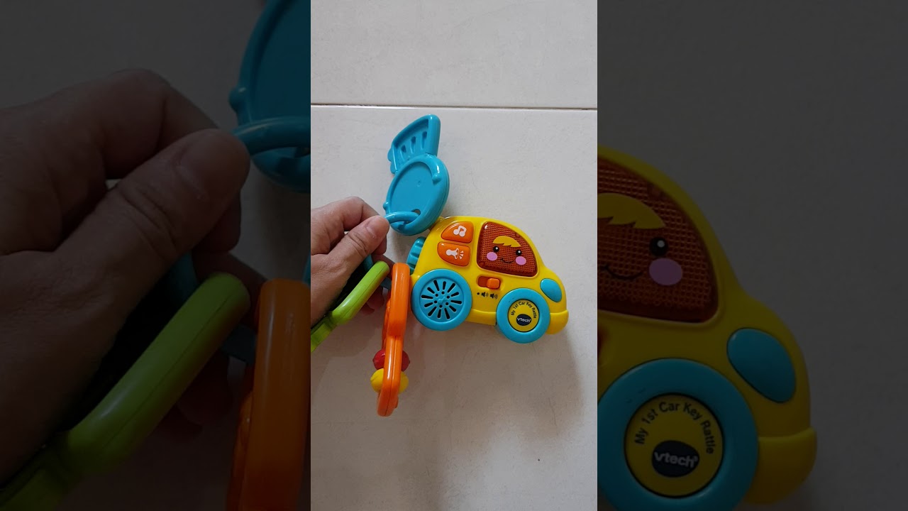Vtech my first car key rattle part 2 - YouTube