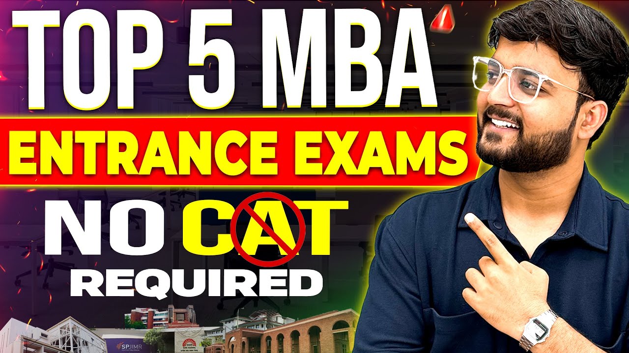 No CAT No Problem! Top 5 Easy MBA Exams!🔥#mba #nmat #snap #cmat #xat ...