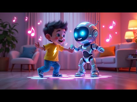 My Little Robot Friend 🤖| Kids’ songs and nursery rhyme | Robot Dance ...