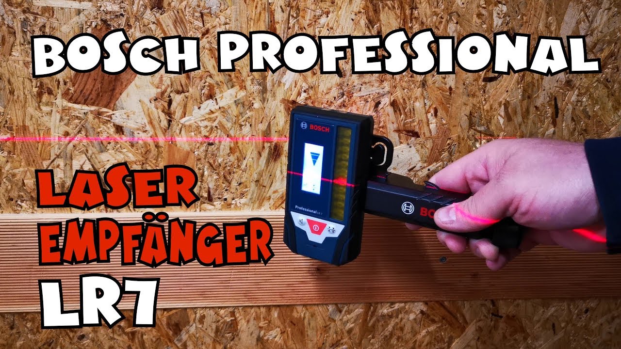 Bosch Professional Laser Empfänger LR7 - YouTube
