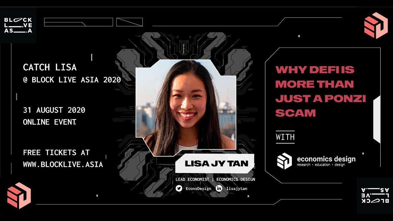 Why DeFi is more than just a Ponzi Scam by Lisa JY Tan - YouTube