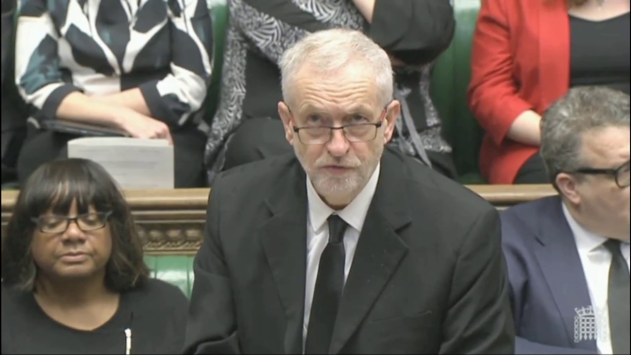 Jeremy Corbyn | Statement to the House on the London Attacks - YouTube