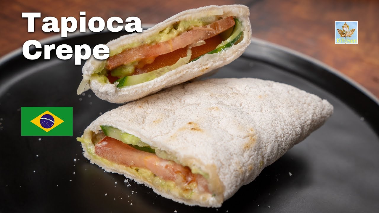 Tapioca Crepe – No Oil Needed to Cook and It Is Delicious Too - YouTube