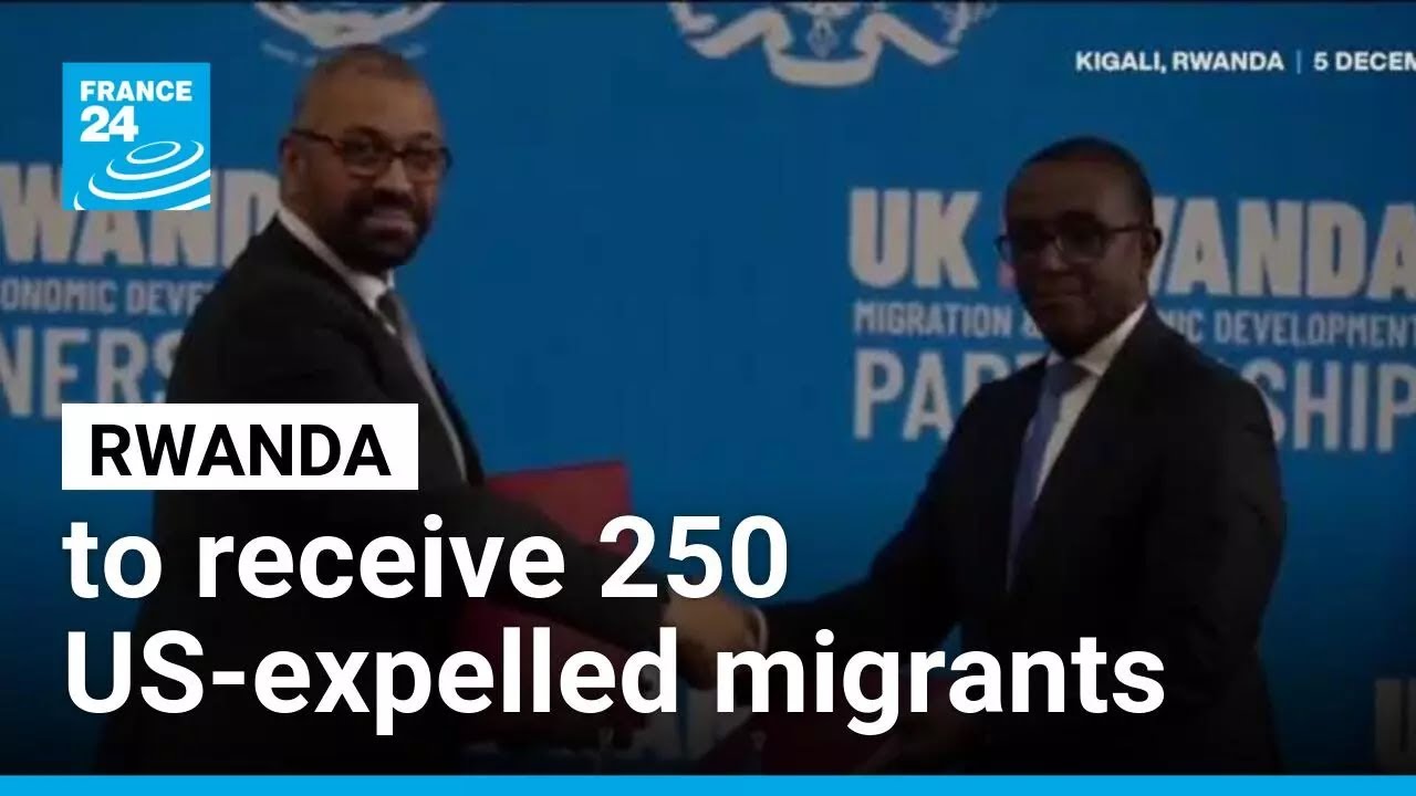 Rwanda to receive 250 migrants expelled by the US • FRANCE 24 English ...