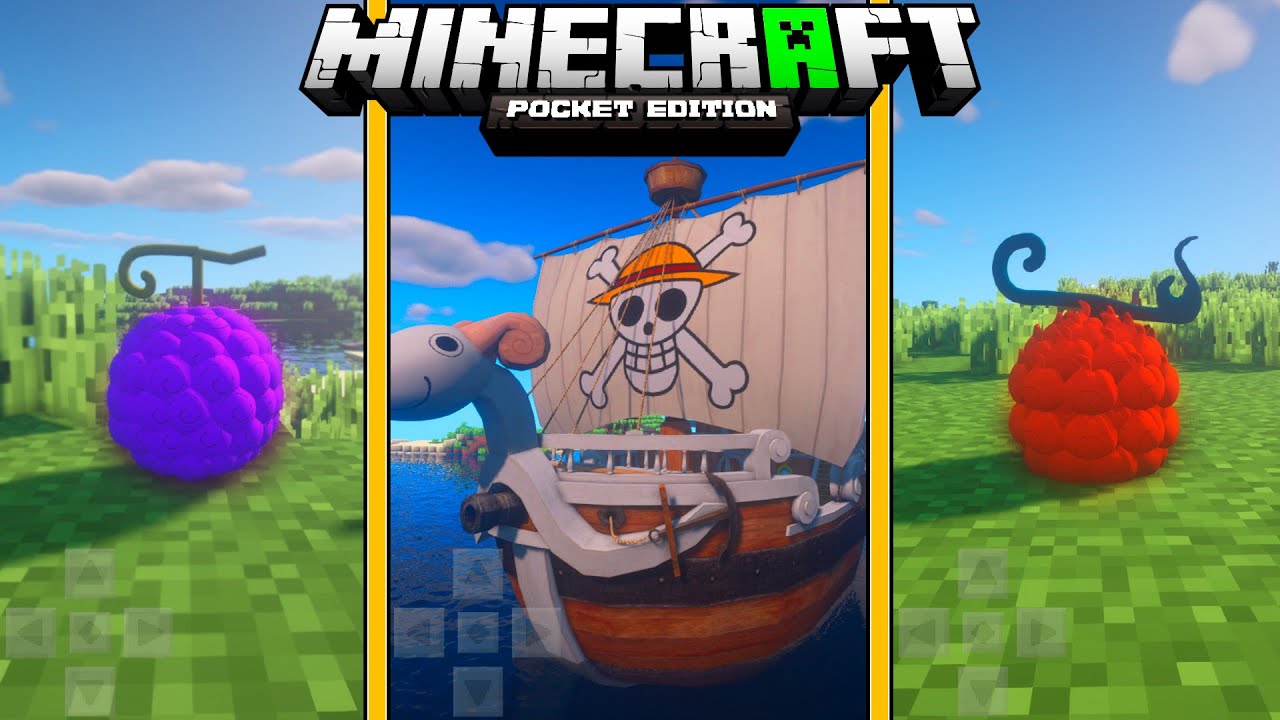 testei o MELHOR ADDON de ONE PIECE no MINECRAFT PE ! - YouTube