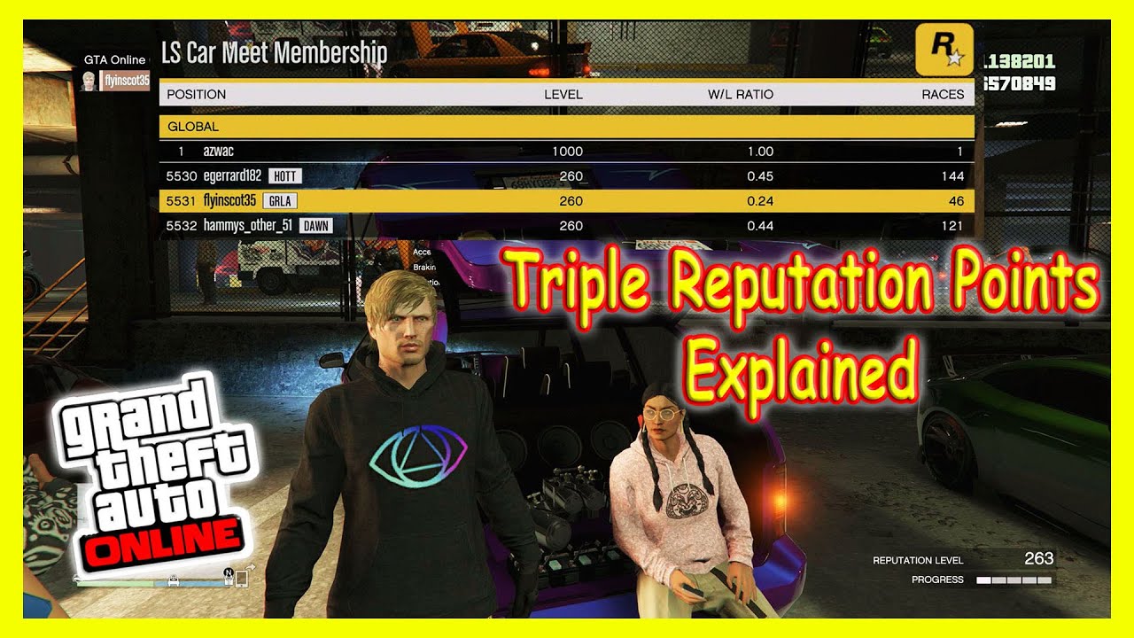 3x Reputation Points Explained - GTA Online - YouTube