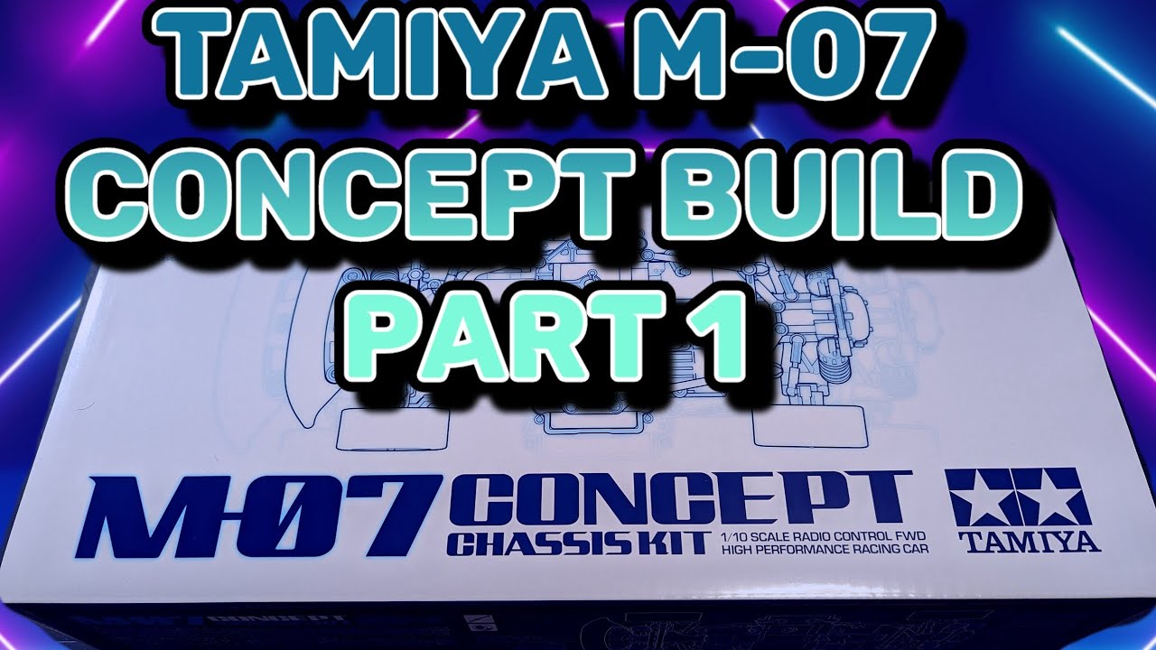 Tamiya M-07 CONCEPT chassis unbox and build part 1 - YouTube