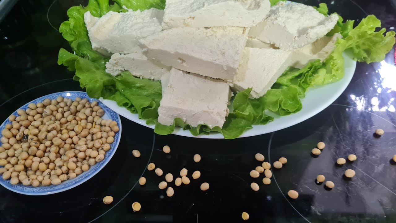 (Tofu) Brânza vegana, Brânza de post. Brânza de soia. Făcută în casă ...