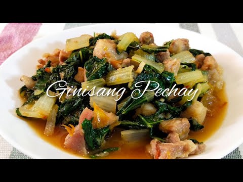 GINISANG PECHAY w/ PORK & OYSTER SAUCE/ULAM ON A BUDGET