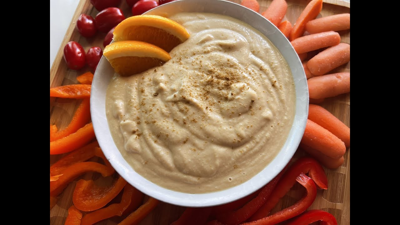 How to Make Orange Hummus - YouTube