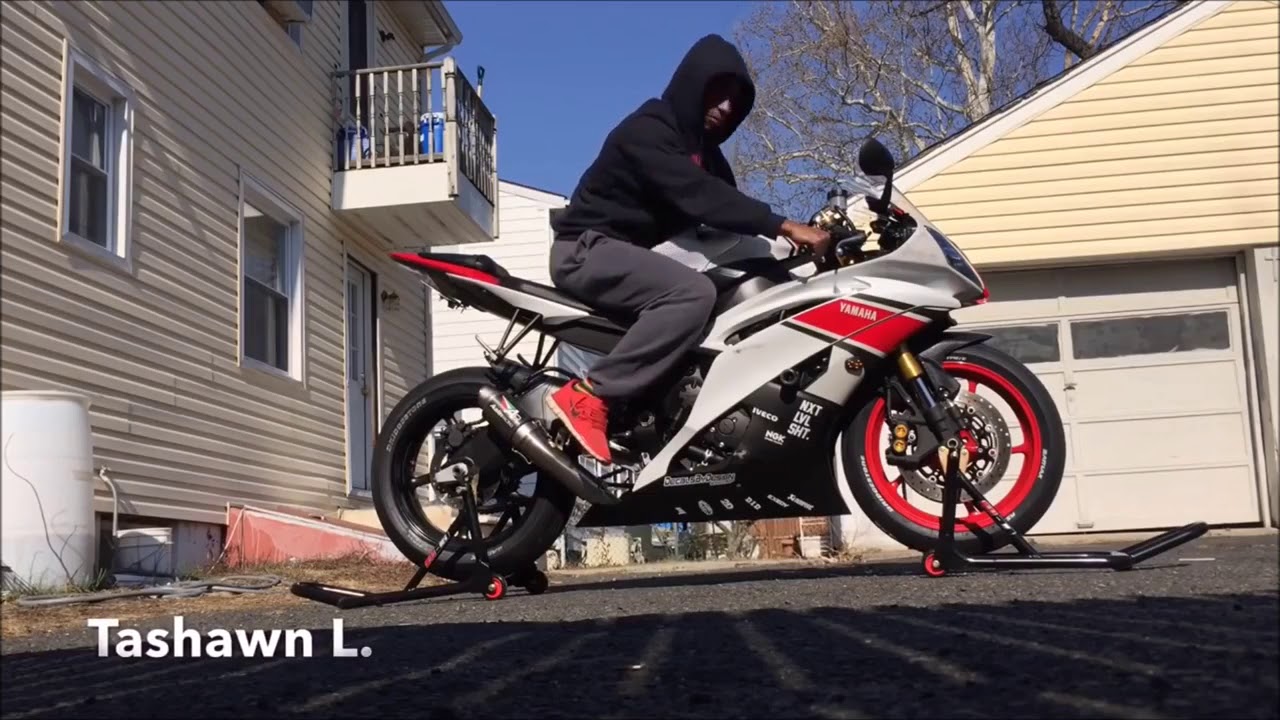 Austin Racing exhaust sound Yamaha R series: R15 R3 R6 R1 R1M - YouTube