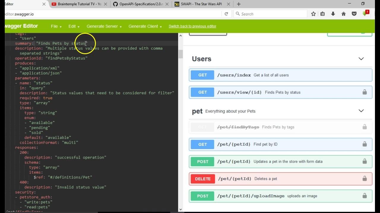 Swagger API documentation tutorial for beginners - 4 - Open API ...