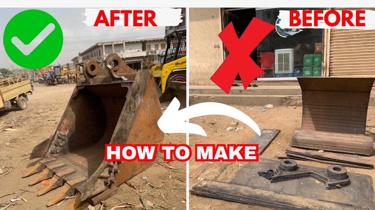 excavator Bucket how to making simple & best tips ever - YouTube