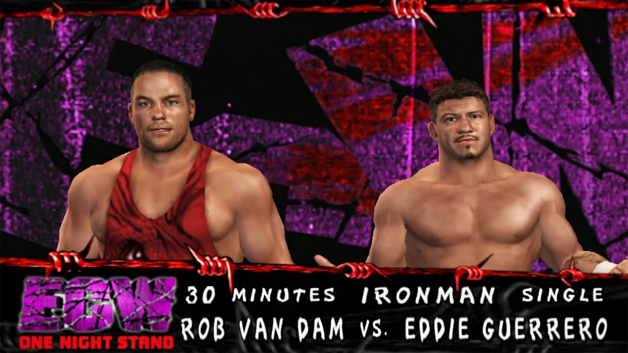 WWE SVR 2007: Iron Man - Rob Van Dam vs Eddie Guerrero - YouTube