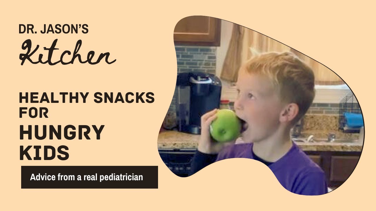 Dr Jason's Kitchen - Healthy Snacks for Hungry Kids #1 - YouTube