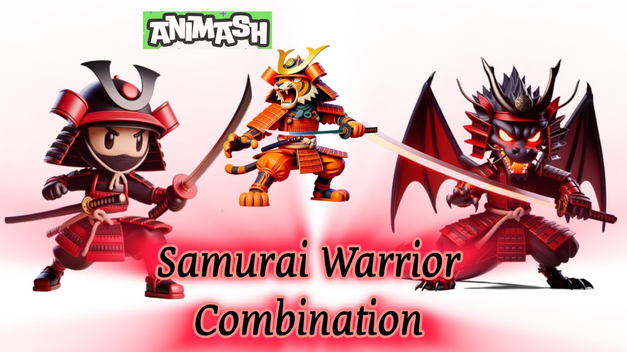 Samurai Warrior All Animash Combination #animash #gameplay - YouTube