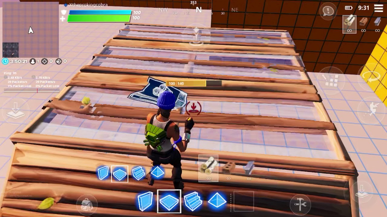 Fast editor on fortnite mobile - YouTube