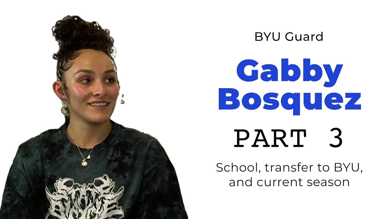 Gabby Bosquez #BYU guard - School, transfer to BYU, and current season ...