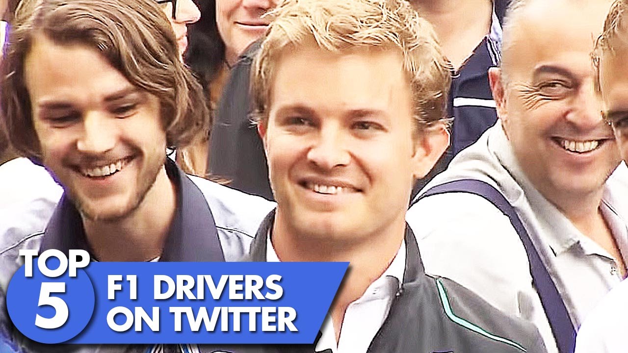 Top 5 F1 Drivers on Twitter - YouTube