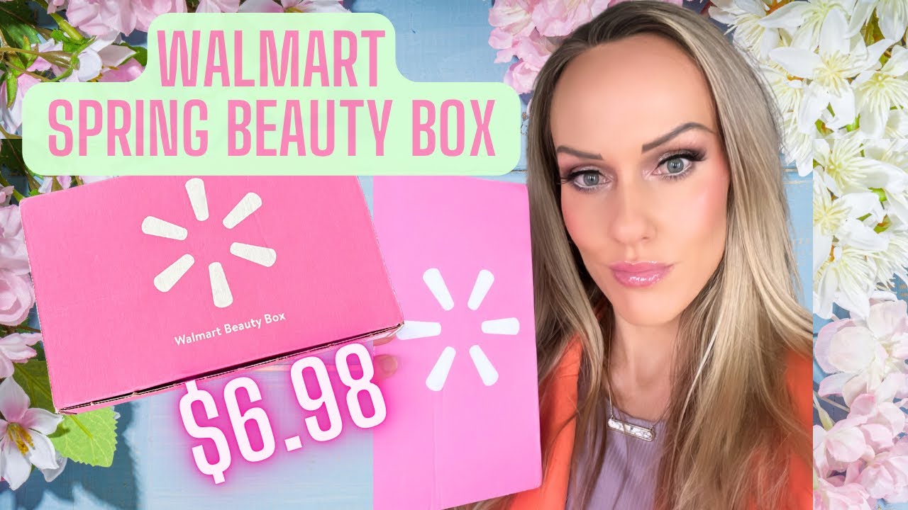 WALMART SRPING BEAUTY BOX UNBOXING & REVIEW 🌸 $6.98 🌸 WORTH IT OR NO? 🧐 ...