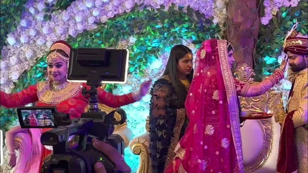 Aditya weds Swati Marriage Ceremony Patna Beautiful Couple - YouTube