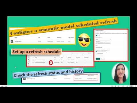 How to configure schedule refresh in POWER BI || Refresh POWER BI Report on POWER BI Service ...