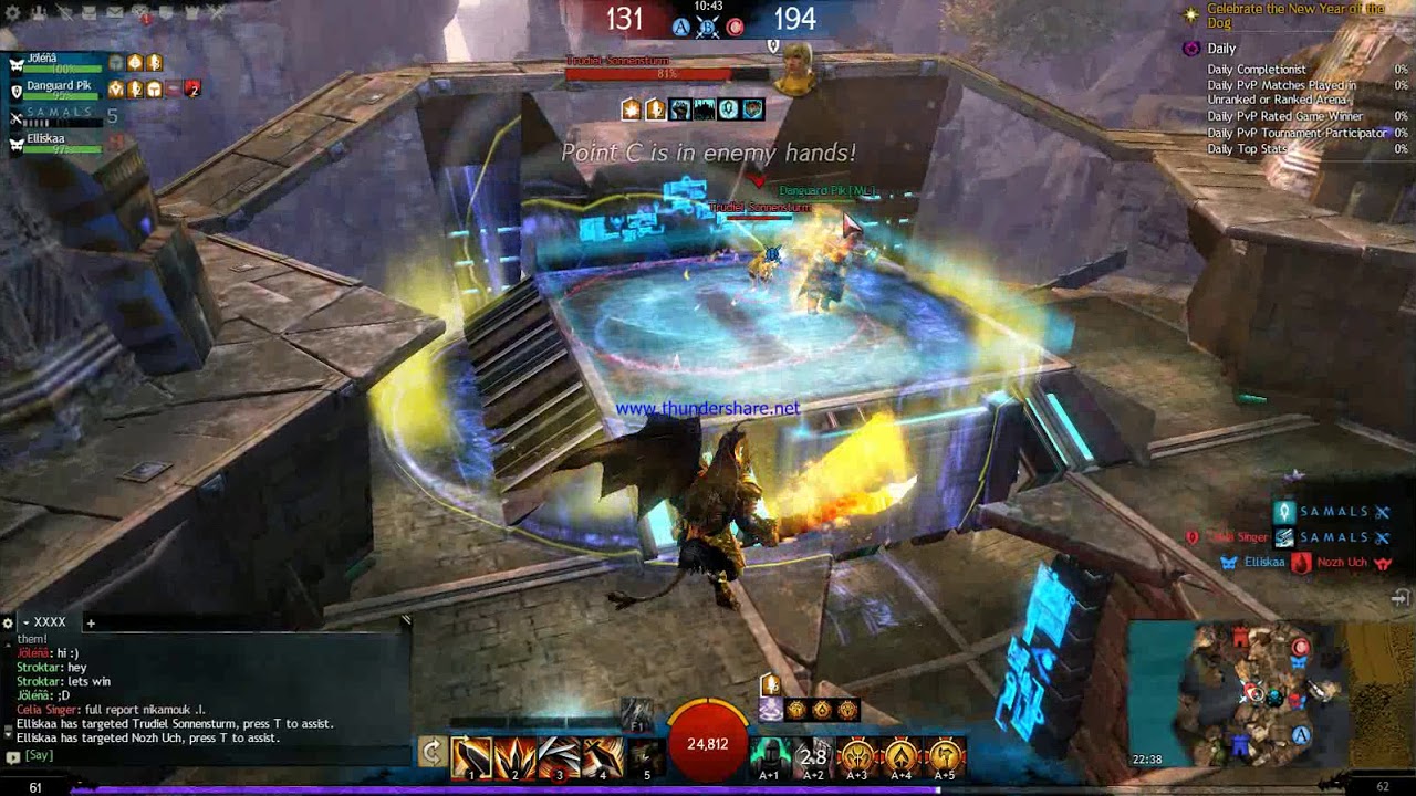 Guild Wars 2 Warrior PVP - YouTube