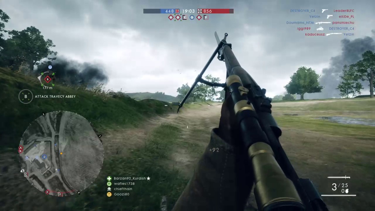 Bf1 Conquest gameplay raw - YouTube