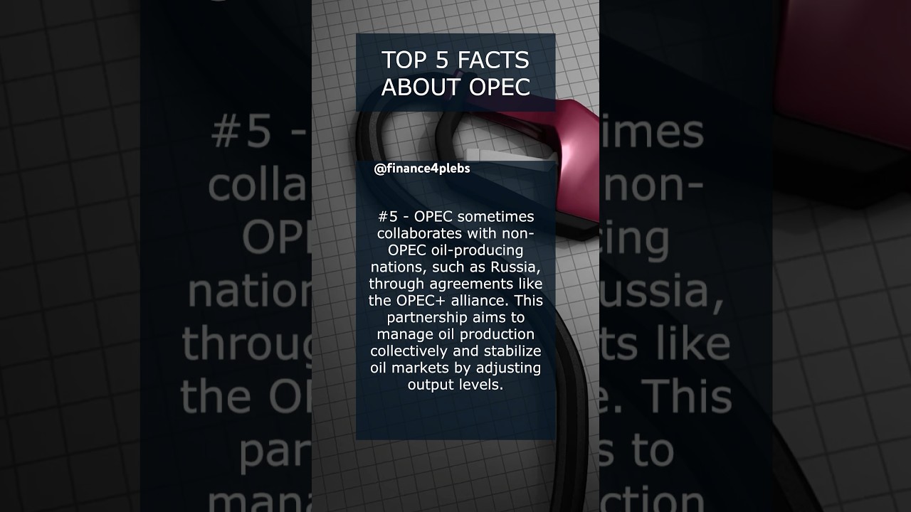 TOP FIVE FACTS ABOUT OPEC [E] #russia #middleeast #usa #canada #europe #pipeline - YouTube