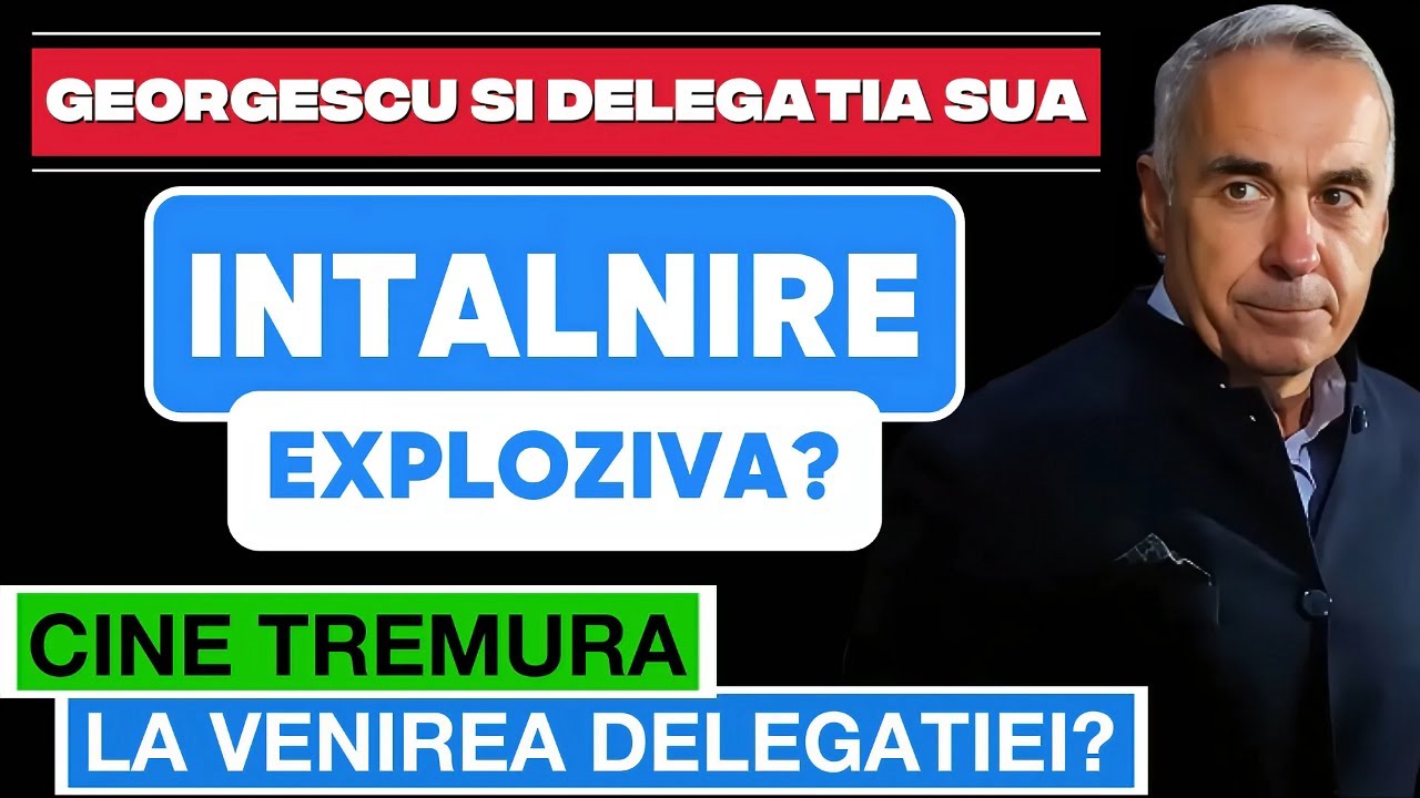 Calin Georgescu, intalnire cu delegatia Congresului SUA care este in ...