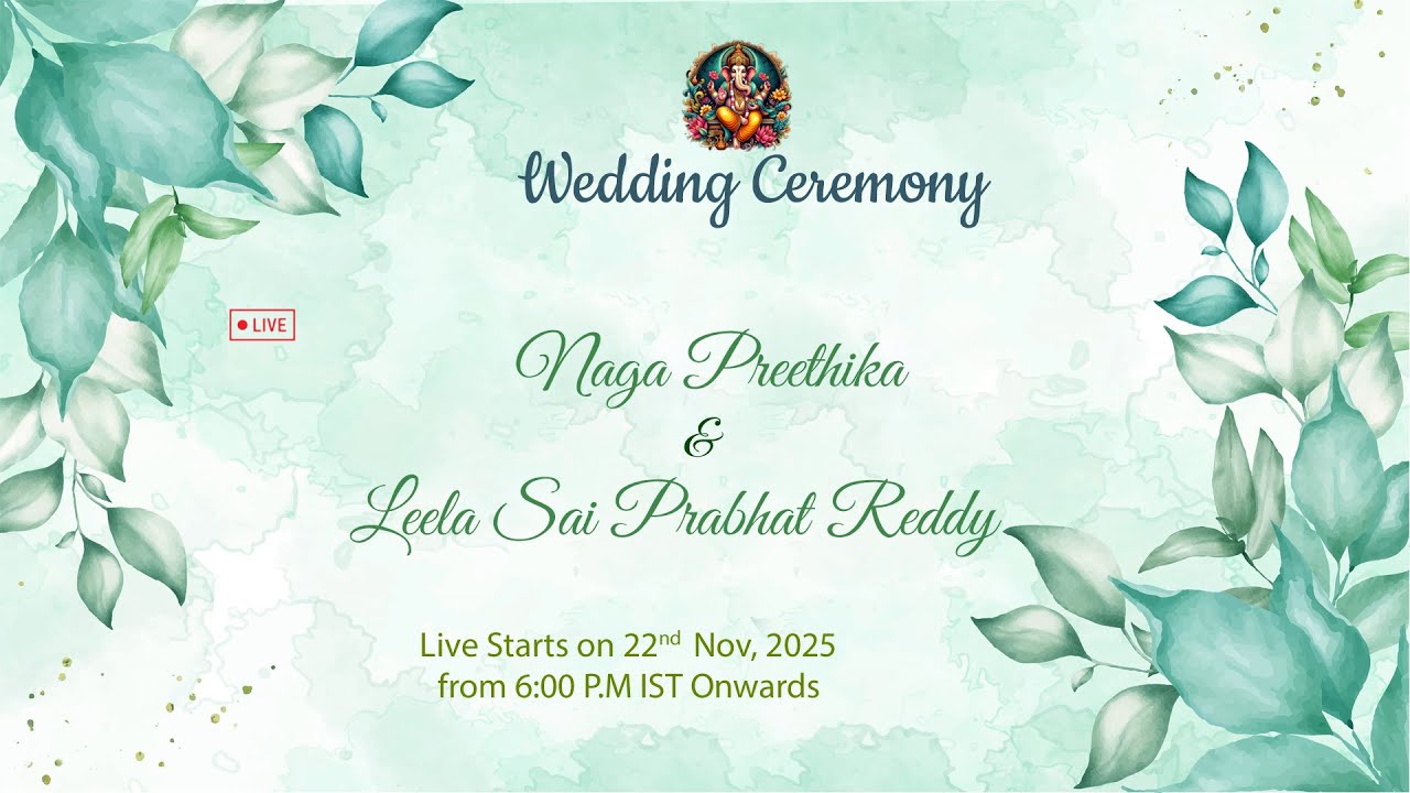 @Live : Naga Preethika & Leela Sai Prabhat Reddy || 22nd Nov, 2025 ...