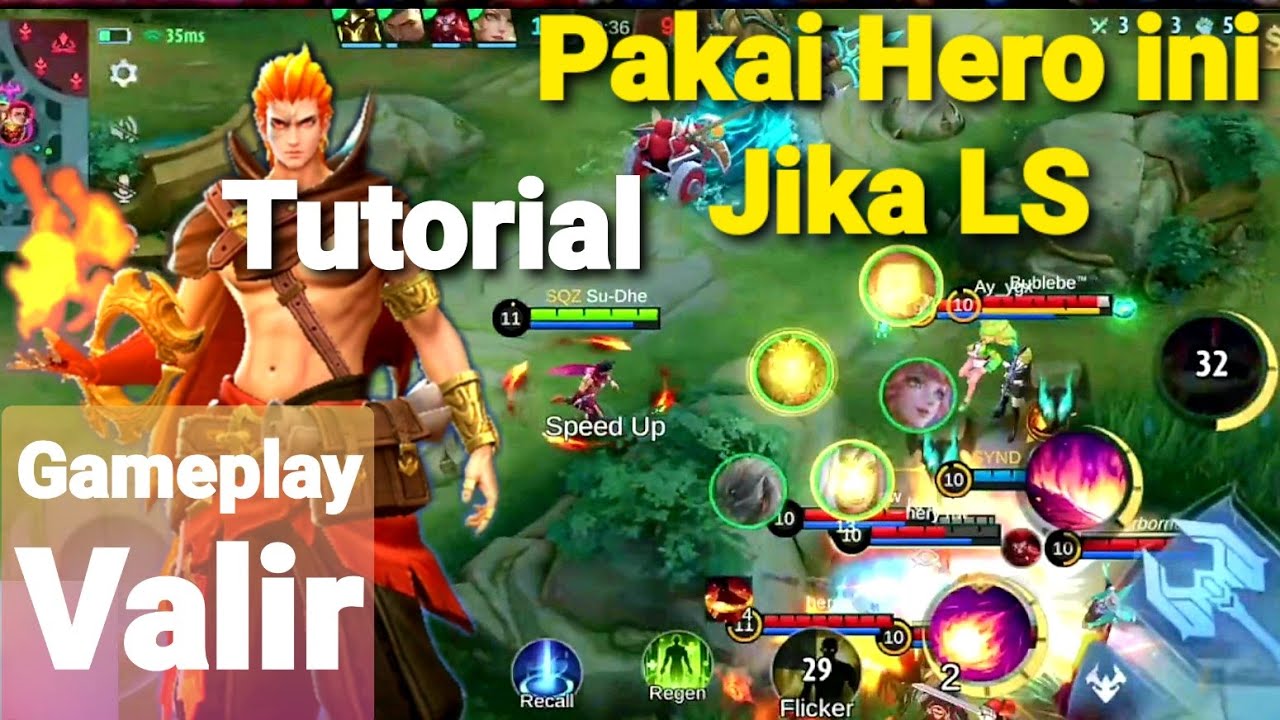 Gameplay Valir !! Tutorial Pakai Hero ini jika LS !! - YouTube