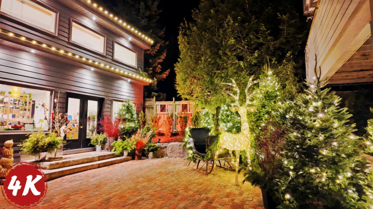 Christmas Lights 2024 in Elora, Canada | Christmas Market and Street ...