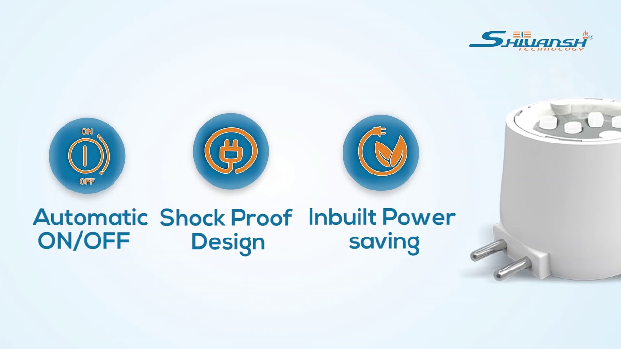 Camphor Diffuser with Night Lamp By SHIVANSH TECHNOLOGY - YouTube