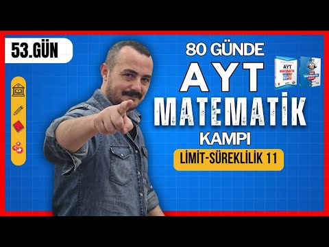 Limit Süreklilik 11 |Süreklilik | 80 Günde AYT Matematik Kampı | 53. Gün