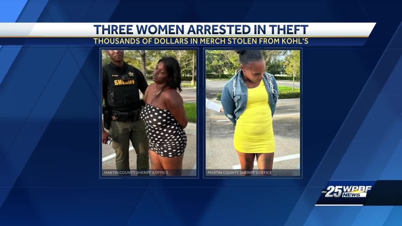 3 women arrested for theft of thousands of dollars worth of merchandise ...