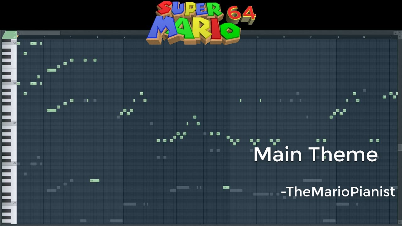 Super Mario 64: Main Theme - Nintendo for Piano - YouTube