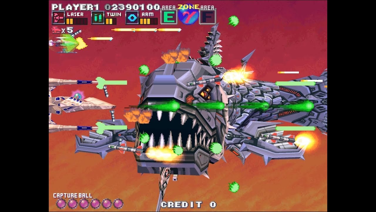 G-Darius PS1 (Emulator) - PS1 SHMUPS - YouTube