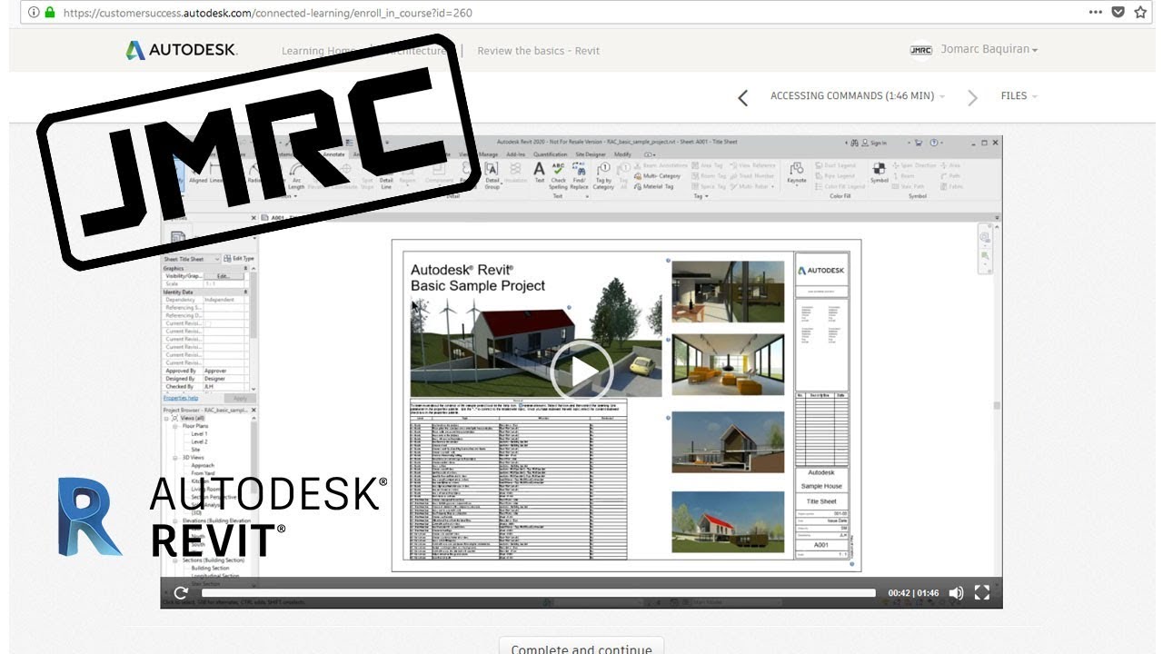 Autodesk Connected Learning - Review the basics - Revit - YouTube