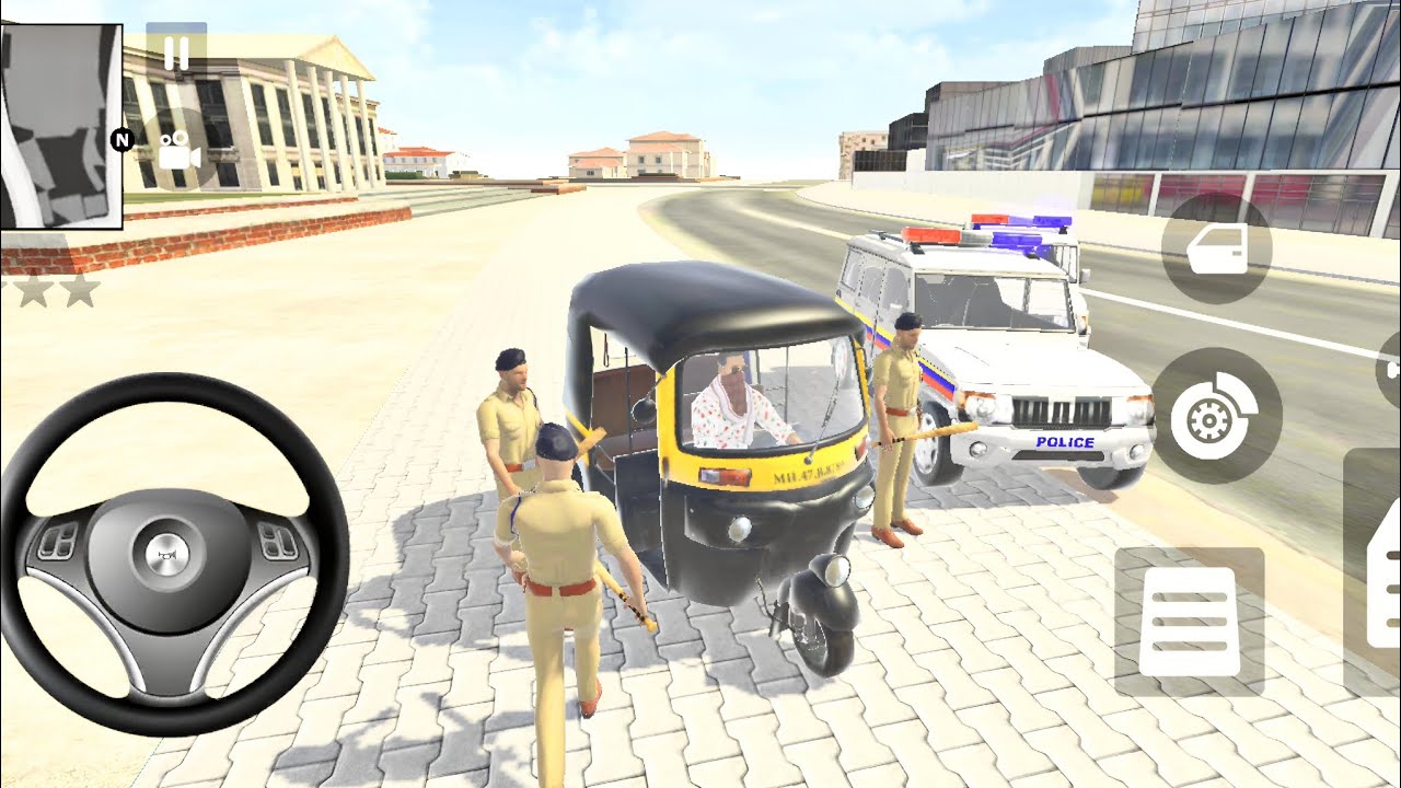 Ultimate Vehicle Collection In - Police Car VS Auto Rickshaw. Indian ...