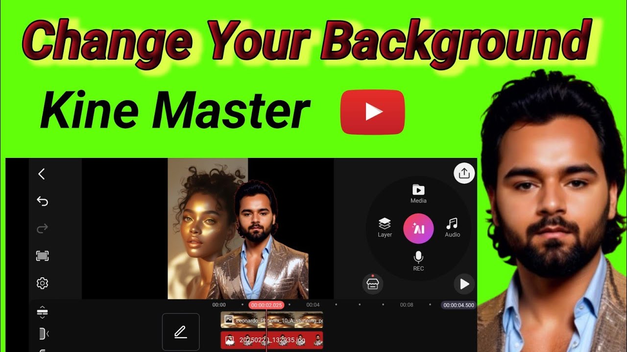 KineMaster में Chroma Key से Background कैसे Change करें ?|How to ...
