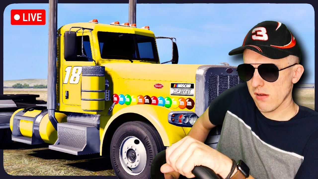🔴 American Truck Simulator - Expert NASCAR Hauler Driver - YouTube