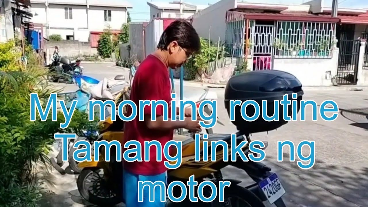 My daily routine to check my motorcycle service. - YouTube