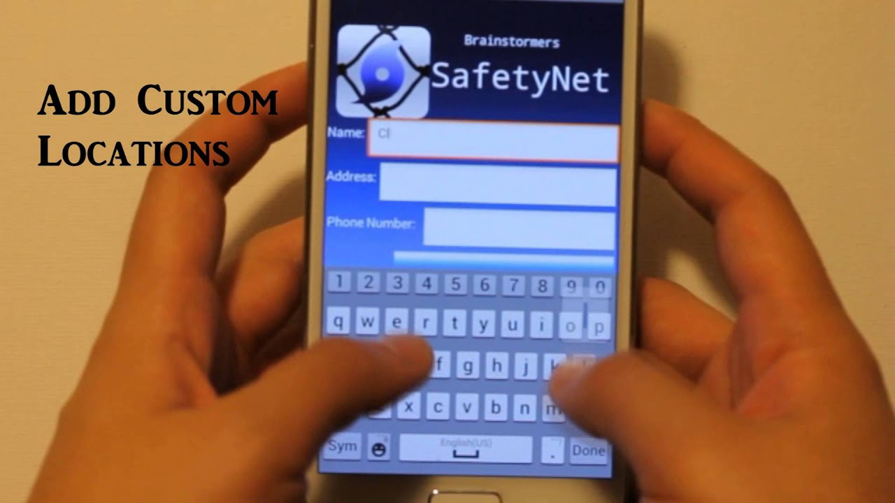 SafetyNet: Technovation Challenge App Demo 2015 - YouTube