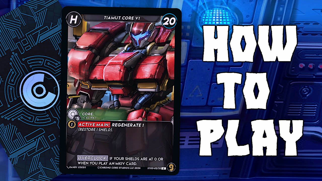 How to Play - Chrono Core TCG - YouTube