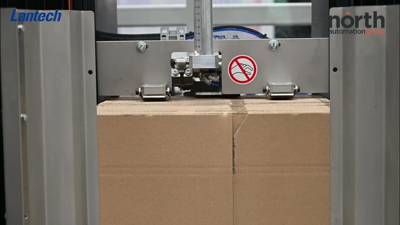 Lantech Multi Format Case Erector MFC 2000 Tape with 3 Blank Magazines - YouTube