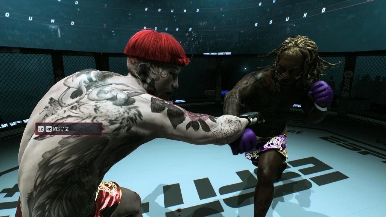 Knocked his bowl cut head out | EA SPORTS UFC 5 - YouTube